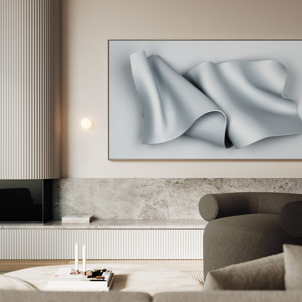 Unravelled - Dusty Blue - LANDSCAPE – Adele Naidoo